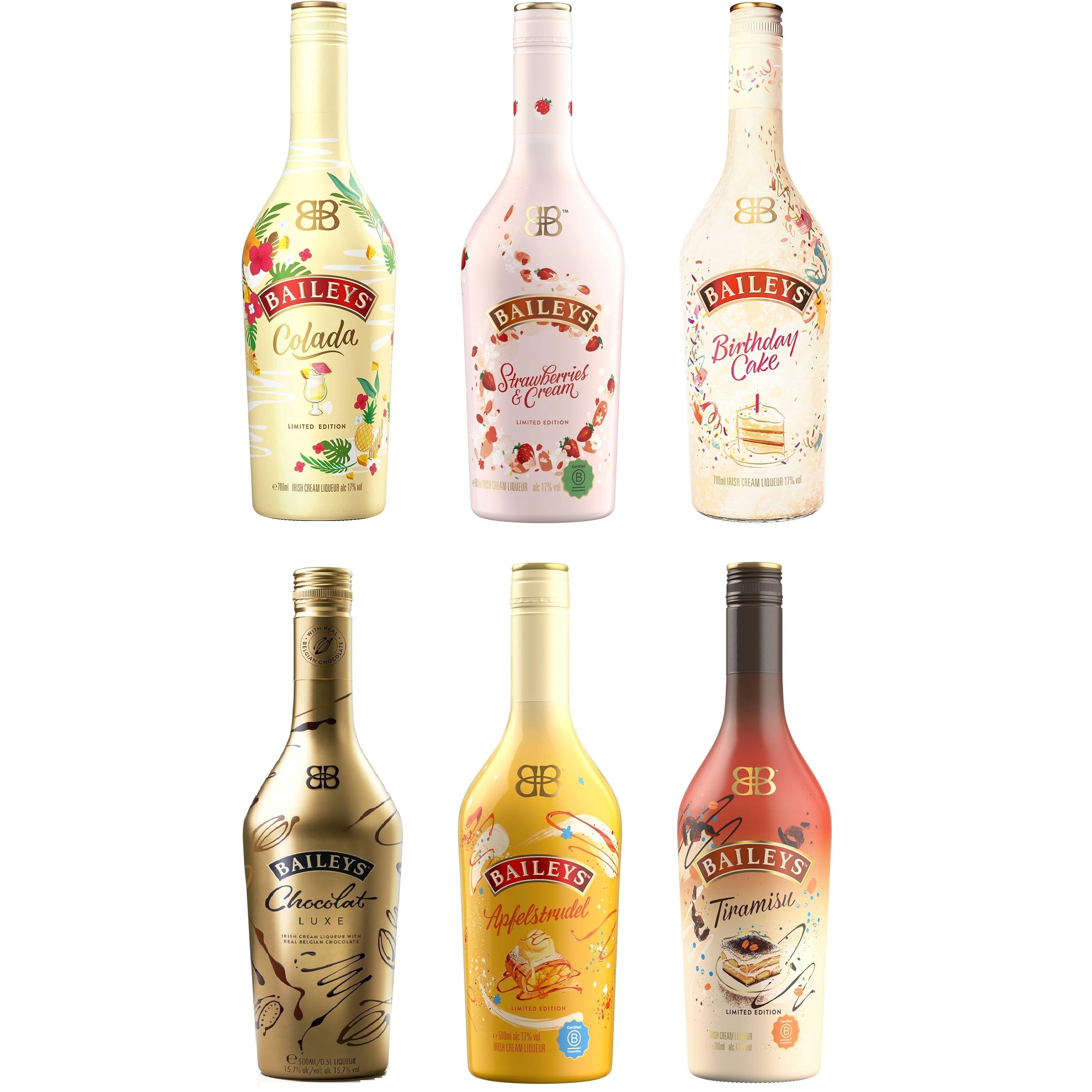 Baileys Mix Paket - Original Irish Cream Likör - 6 Sorten ...